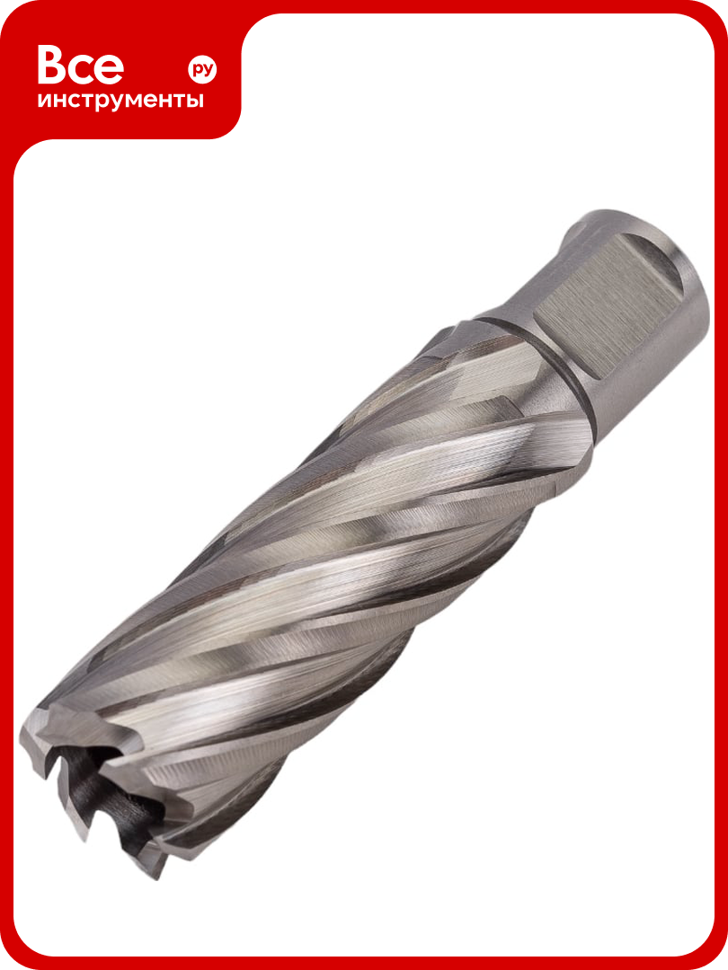 Сверло кольцевое (22х55 мм; HSS; Weldon 19) EUROBOOR HCL.220, Сверло кольцевое euroboor hcl