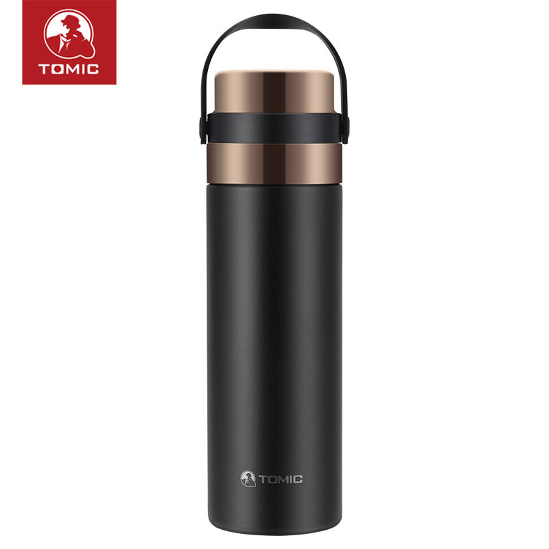 Temek Thermos Cup Керамическая чашка Портативный чай Разделение Вакуумный термос чашка