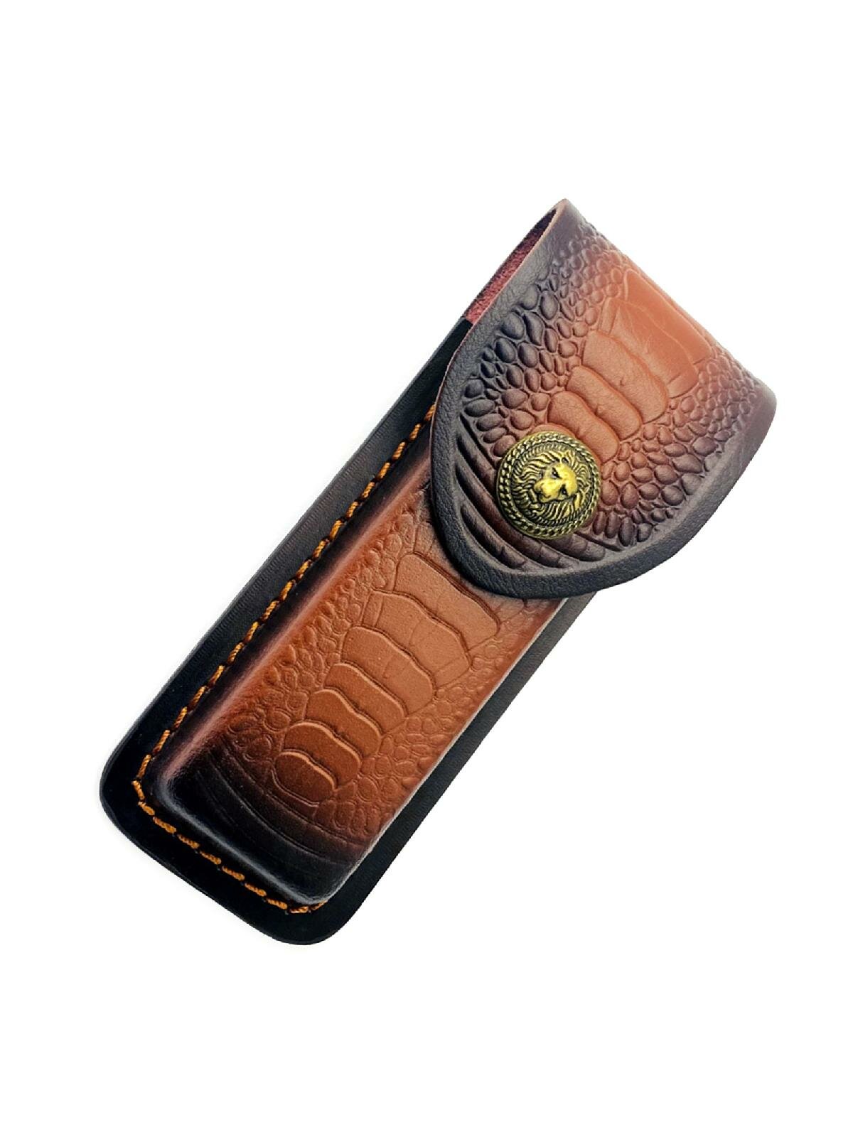 Складной чехол для хранения ножей, кожаные кобуры, поясные складные чехлы для ножей 13x3,5 см, кобуры для ножей, подарок для коллекционера