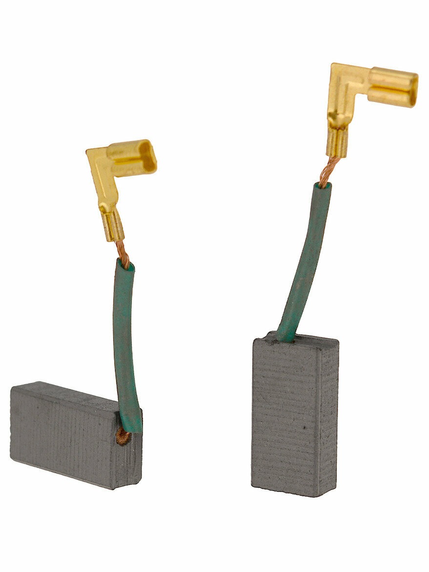 Щётки угольные 2 шт 5х9х17 поводок клемма-мама для дрели ИНТЕРСКОЛ ДУ-13/750ЭР (s/n 24.****)