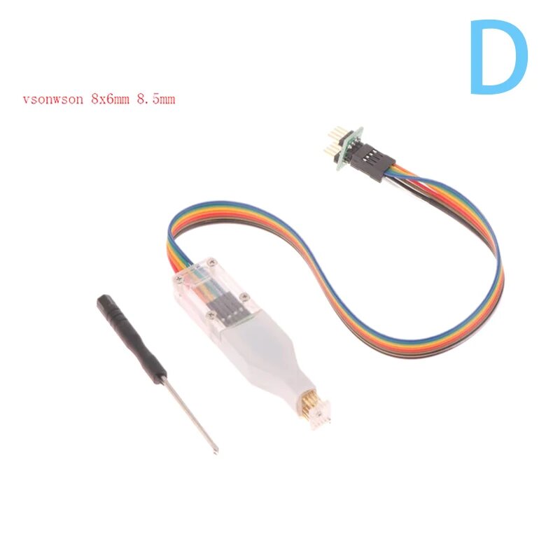 1 шт. Sop8/w-son чип загрузка запись зонд пружинная игла флэш-чип кабель горелки, D