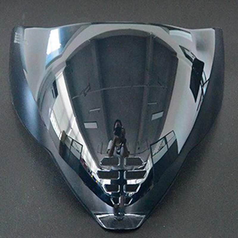 Новый козырек для мотоциклетных шлемов для Airflite, анти-УФ, съемные шлемы унисекс, линзы для очков, лобовое стекло, анфас, козырек, M, Черный, Унисекс