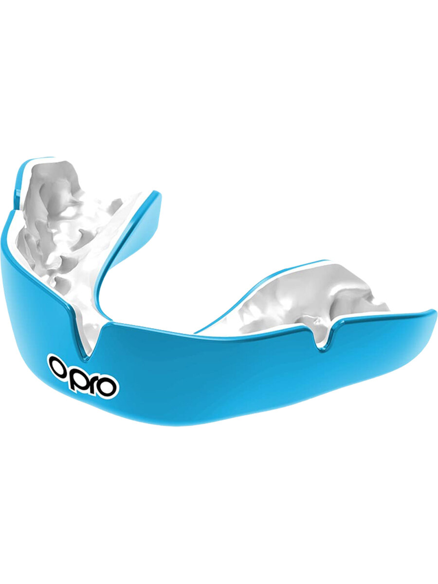 Боксерская капа Opro Instant Custom-Fit Sky Blue оригинал из Великобритании