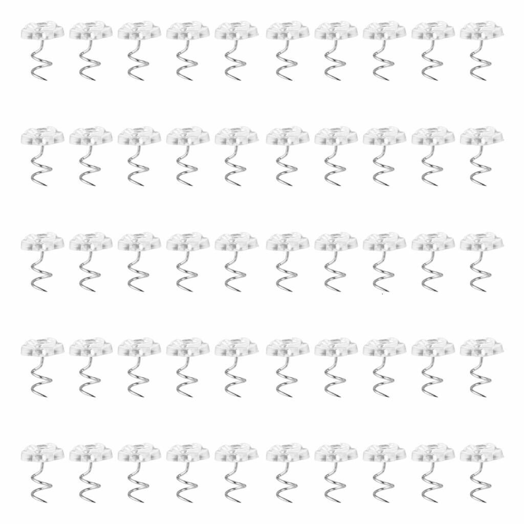 Металлические скручивающиеся крепежные элементы не скользят, легко устанавливаются для мебельных подстилок