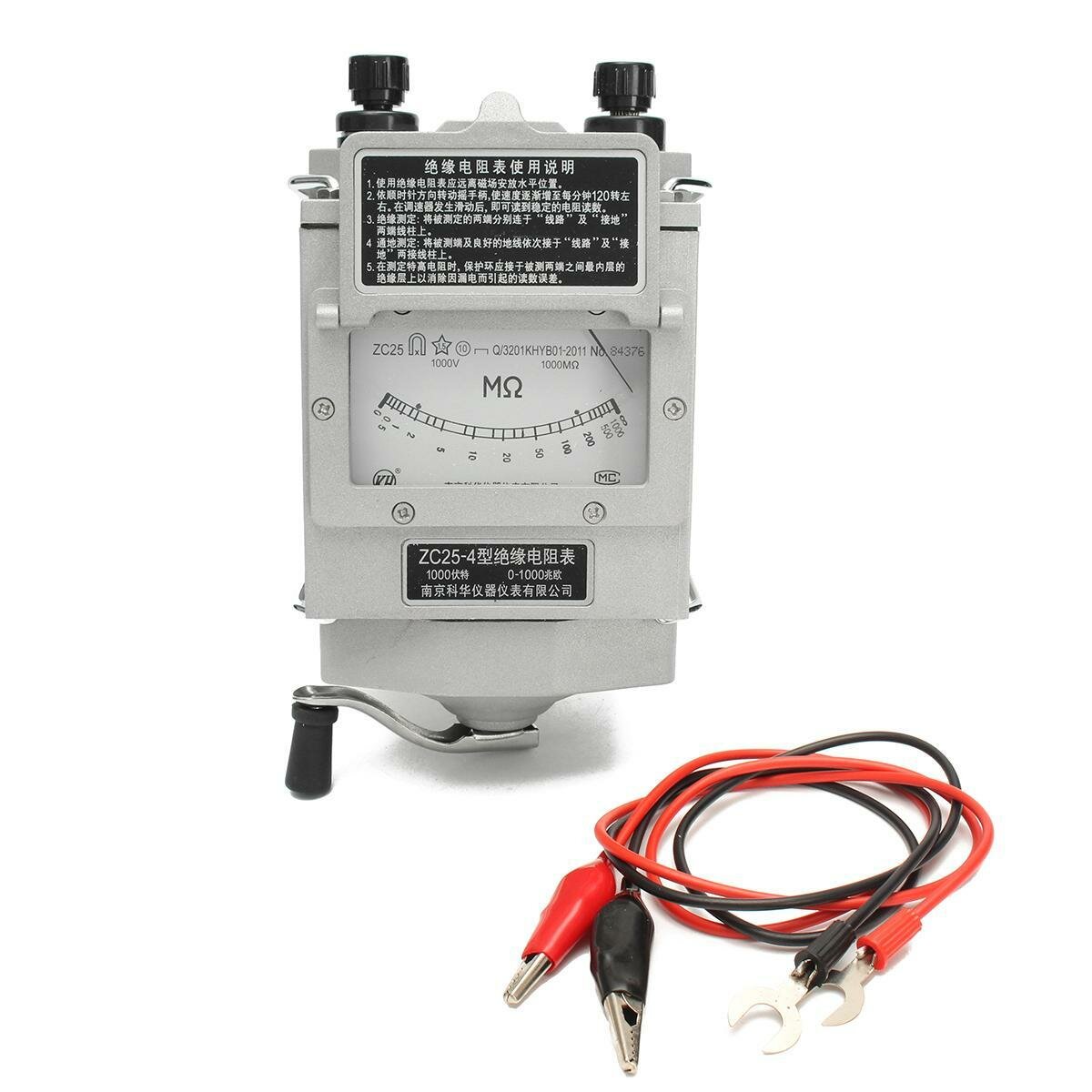 Мегомметр 1000 МОм 1000 В Тестер изоляции Измеритель сопротивления