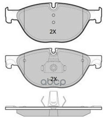 Колодки дисковые передние! BMW F01-F04/F07/F10-F13 3.0i-5.0i/2.5D-5.0D 08> FREMAX арт. FBP1932