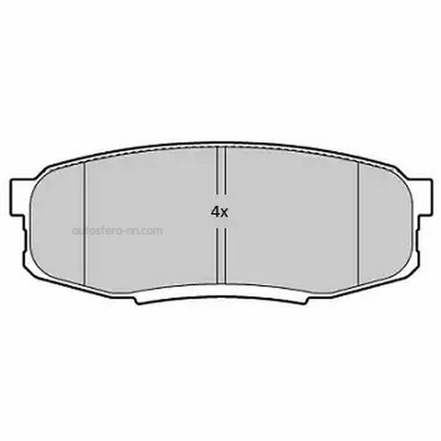FREMAX FBP1818 колодки дисковые задние!\ Toyota Land Cruiser 4.7 V8/4.5D V8 08>