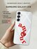 Чехол на Samsung Galaxy A16 / Самсунг А16 с принтом "Amour lips - 14 февраля", п...
