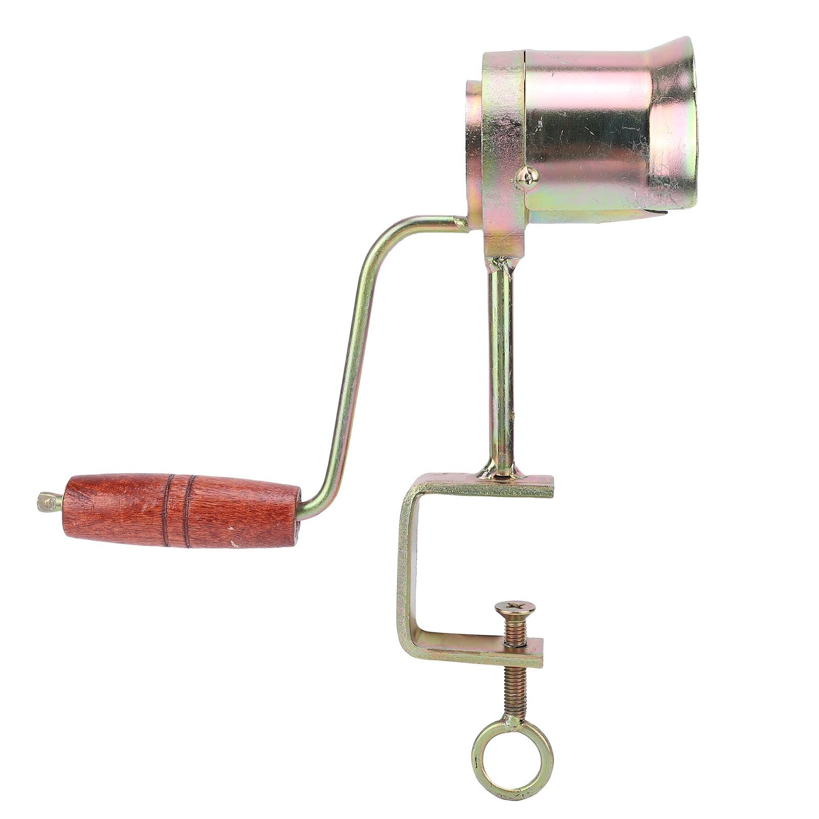 Ручная молотилка для кукурузы, настольный зажим, регулируемая машина для измельчения кукурузы с деревянной ручкой