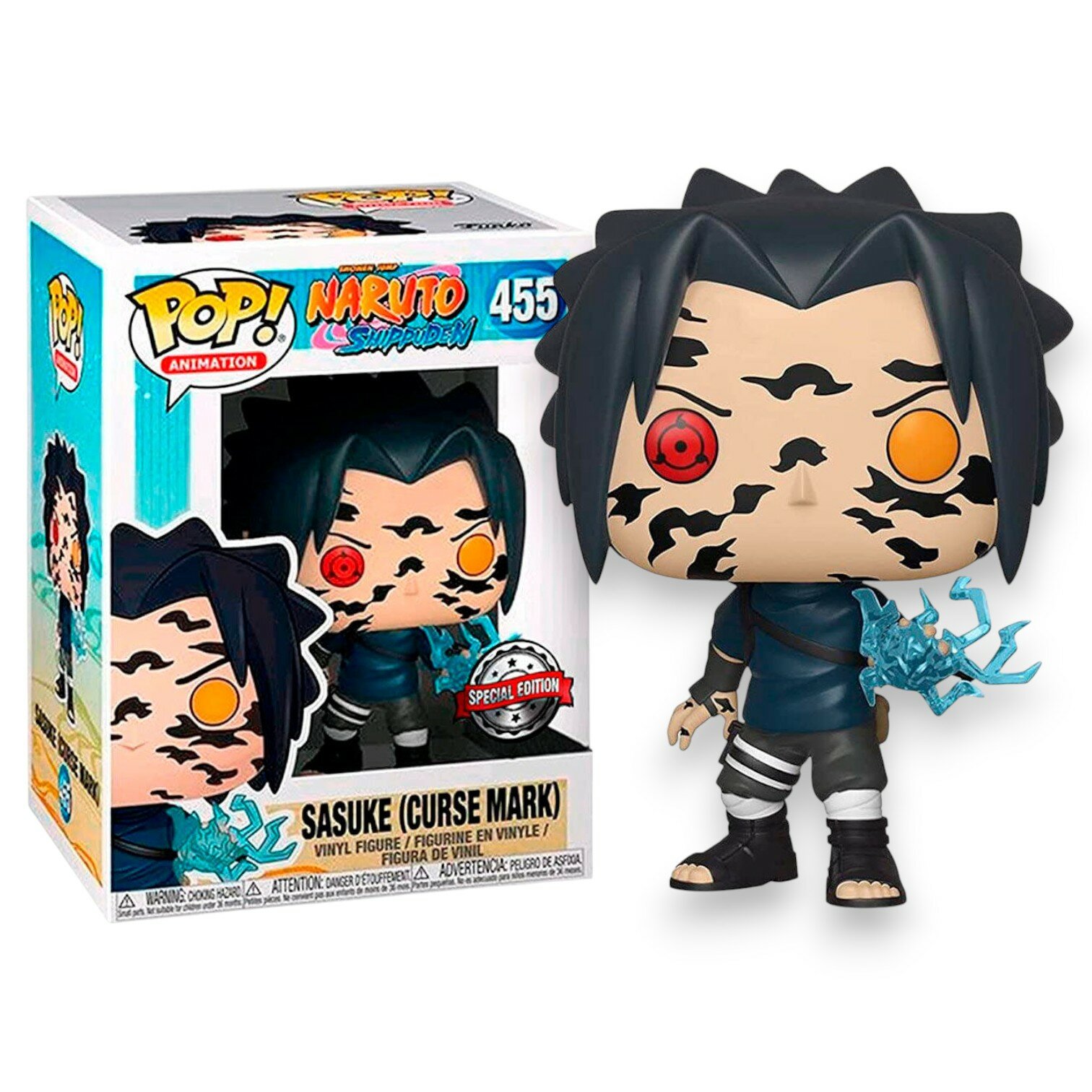 Фигурка Funko Pop! коллекционная Сасуке с отметиной "Наруто" Эксклюзив 455 (Фигурка Фанко Поп)