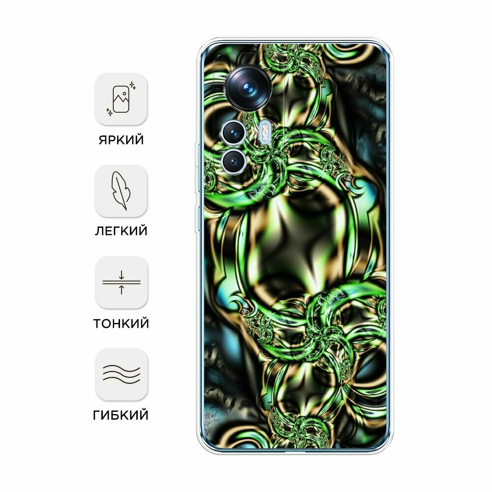 Чехол на Xiaomi 12T/12T Pro / Сяоми 12T/12T Про с принтом Абстракция 18 — фото 1