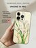 Чехол на Apple iPhone 14 Pro / Айфон 14 Про с принтом "White lily", прозрачный