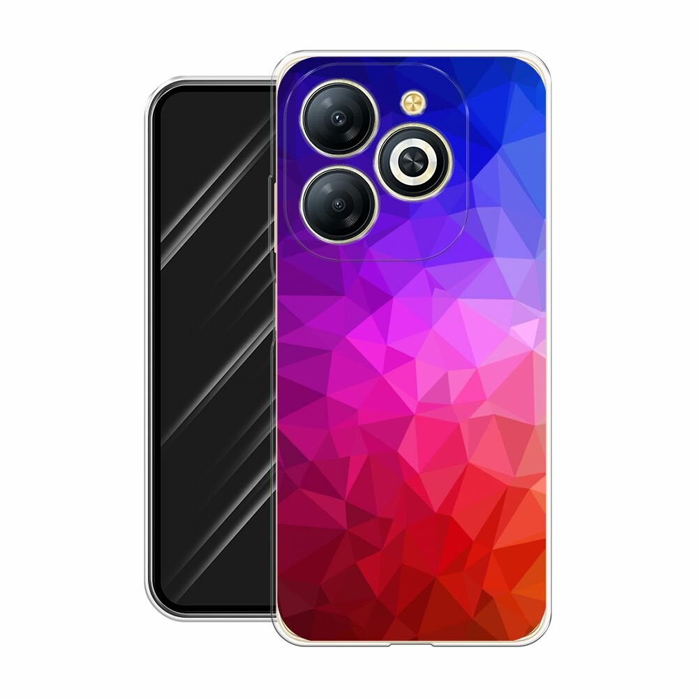 Чехол на Infinix Smart 8 Plus / Инфиникс Смарт 8 Плюс с принтом Геометрия 3 — фото 1