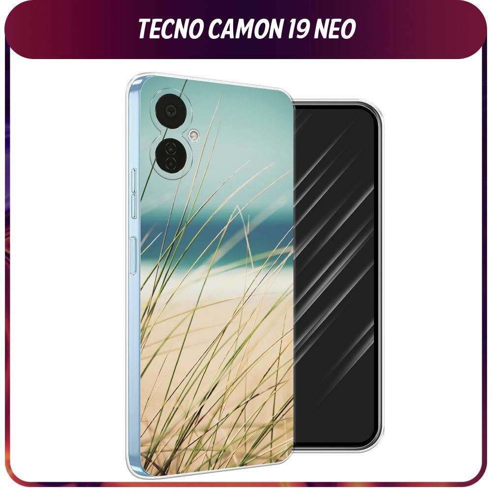 Чехол на Tecno Camon 19 Neo / Техно Камон 19 Нео с принтом "Морской пляж"