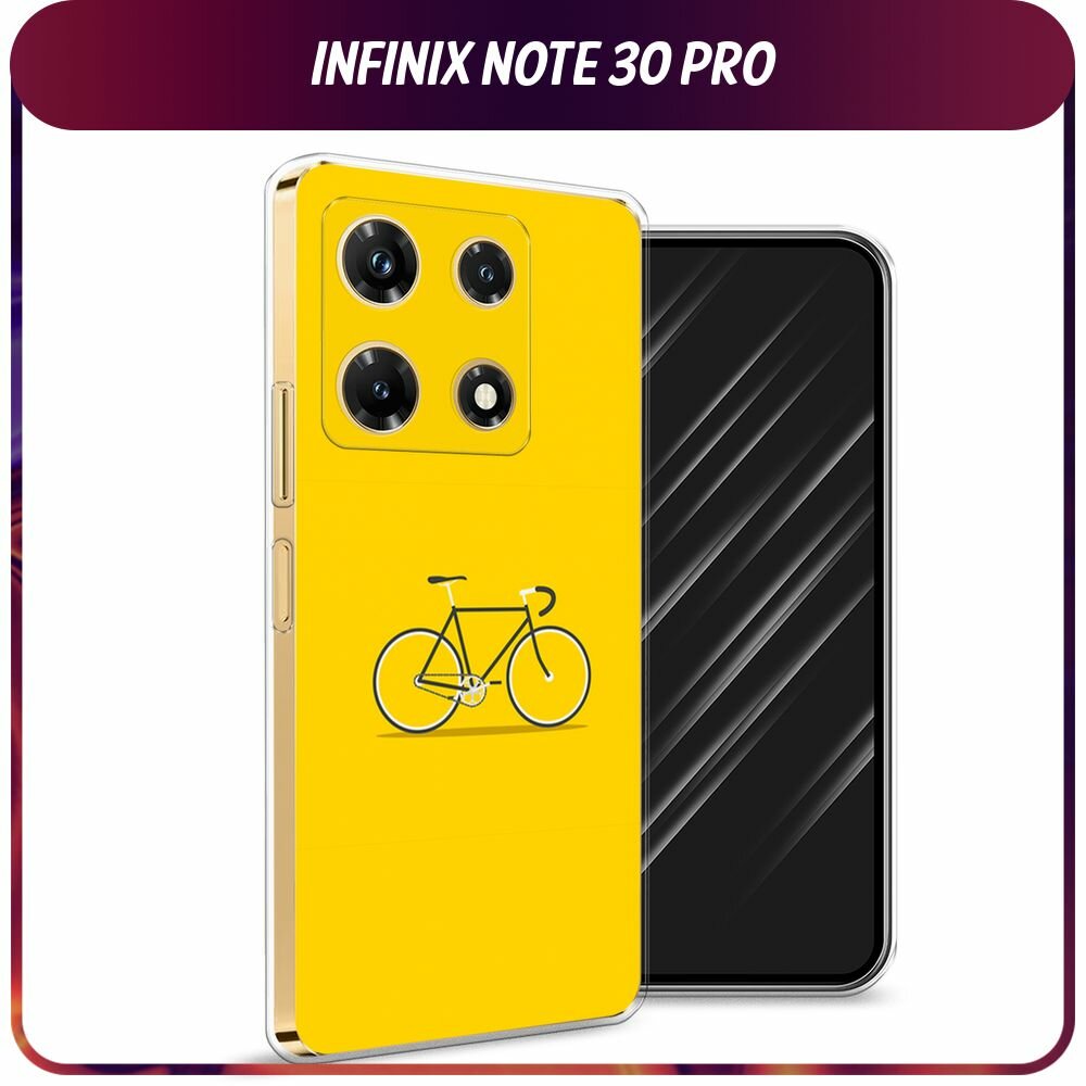 Чехол на Infinix Note 30 Pro / Инфиникс Нот 30 Про с принтом "Хобби велосипед 1"