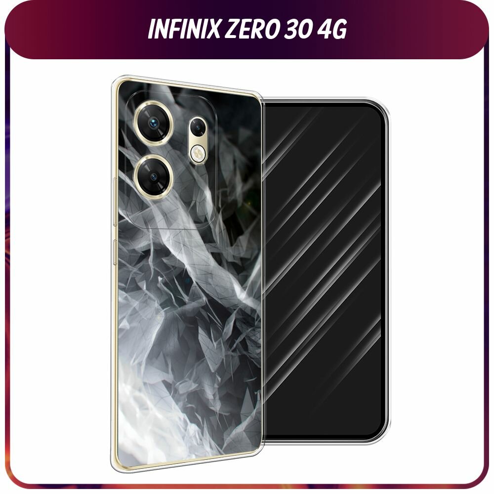 Чехол на Infinix Zero 30 4G / Инфиникс Зеро 30 4G с принтом "Абстракция 9"