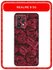 Чехол на Realme 9 5G / Реалми 9 5G с принтом Помада паттерн 1