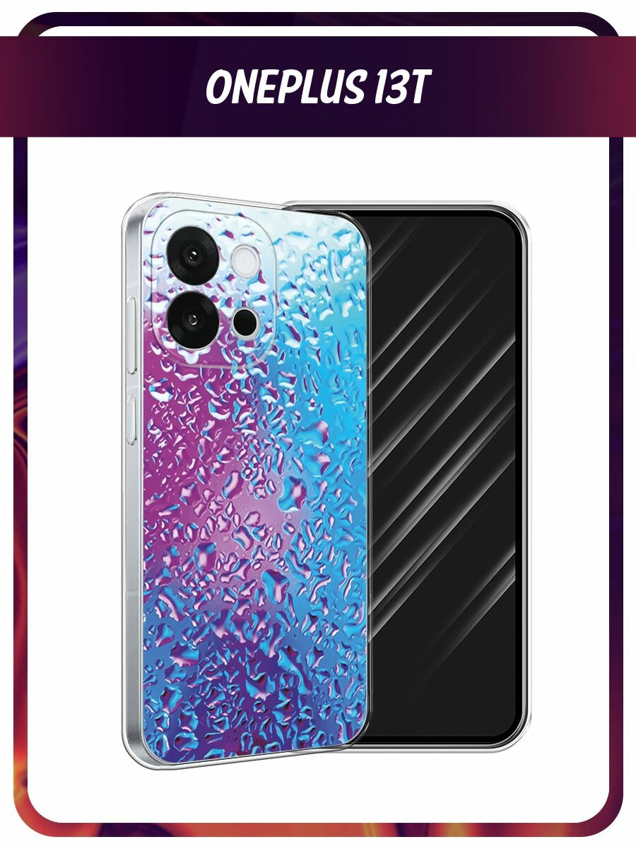 Чехол на OnePlus 13T / Ван Плас 13Т с принтом "Капли на стекле"