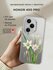 Чехол на Honor 400 Pro / Хонор 400 Про с принтом "White lily", прозрачный