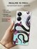 Чехол на Realme 10 Pro+ / Реалми 10 Про+ с принтом "Snake and butterflies 2"