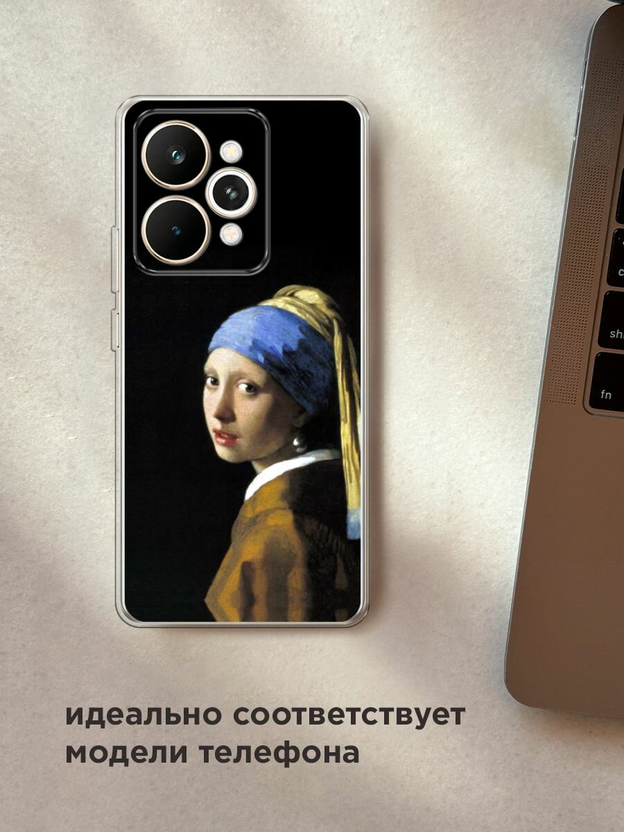 Чехол на Realme 15 Pro / Реалми 15 Про с принтом "Девушка с жемчужной сережкой" — фото 1