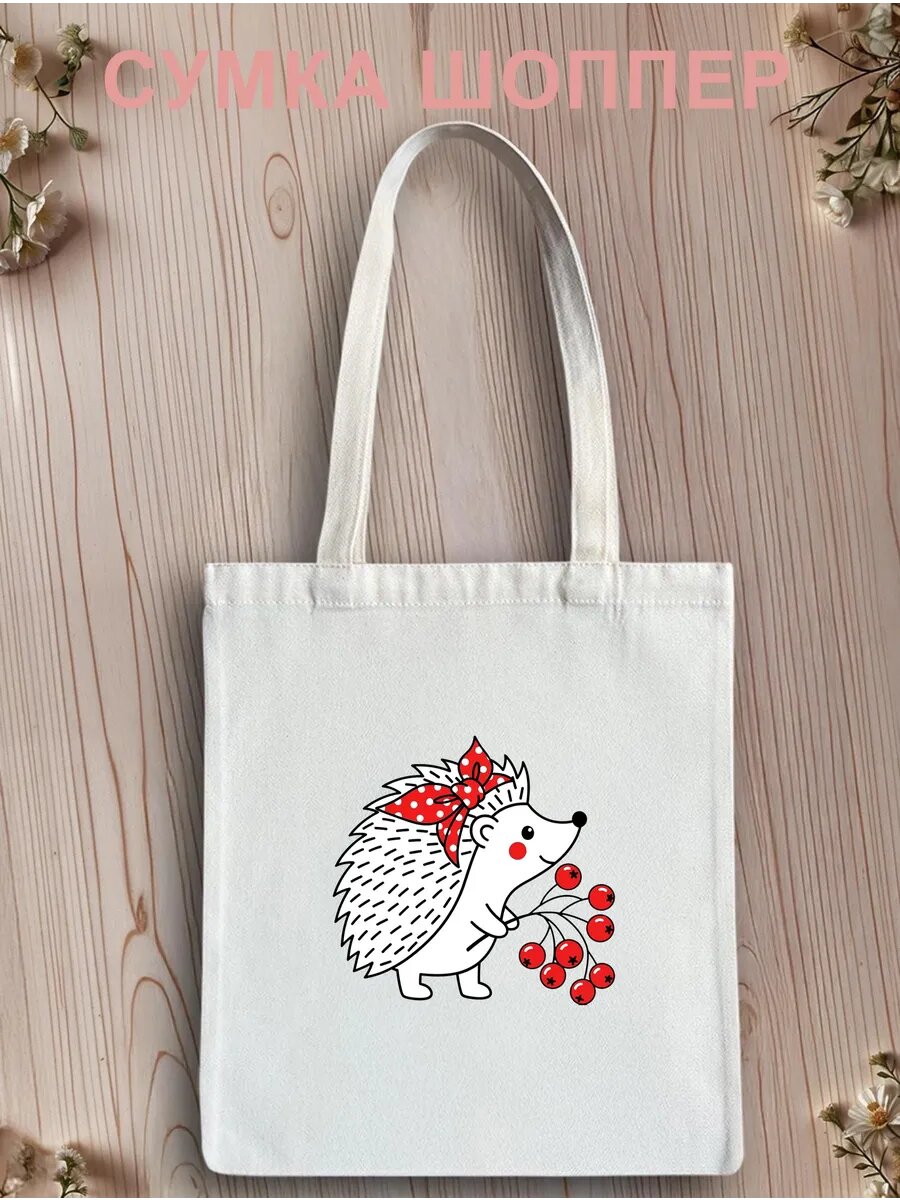 Сумка шоппер LISA PRINT SHOP_BULEX1084