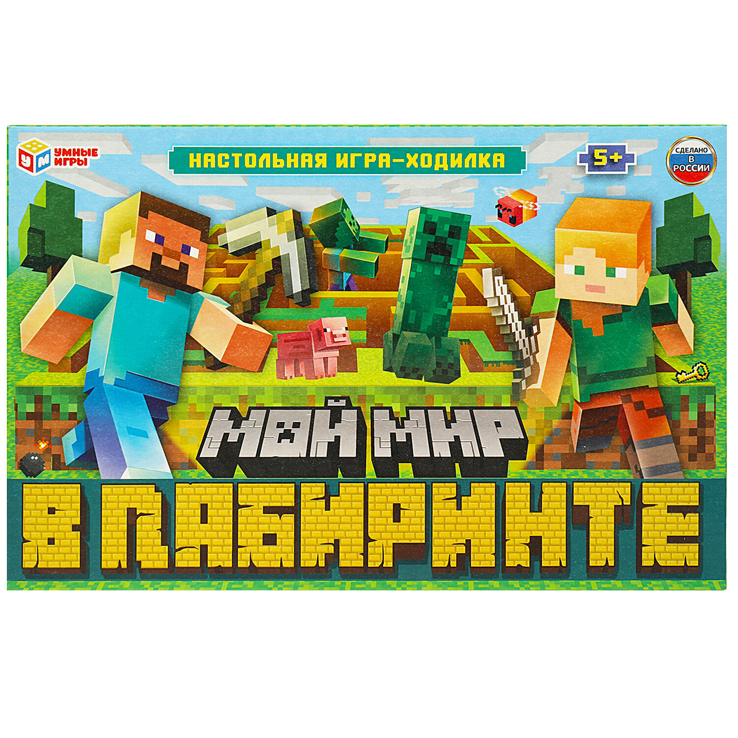 Настольная игра Умные игры Корги Мой мир в лабиринте