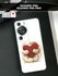 Чехол на Huawei P60/P60 Pro / Хуавей P60/P60 Про с принтом "Мишка с сердцем 1"