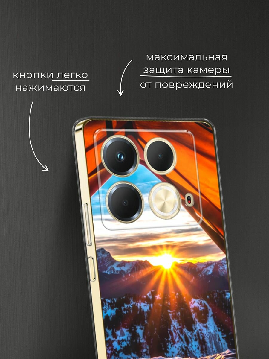 Чехол на Infinix Note 40 / Инфиникс Нот 40 с принтом "Горы 7" — фото 1