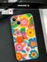 Чехол на Apple iPhone 13 / Айфон 13 с принтом "Абстрактные яркие цветы", прозрач...