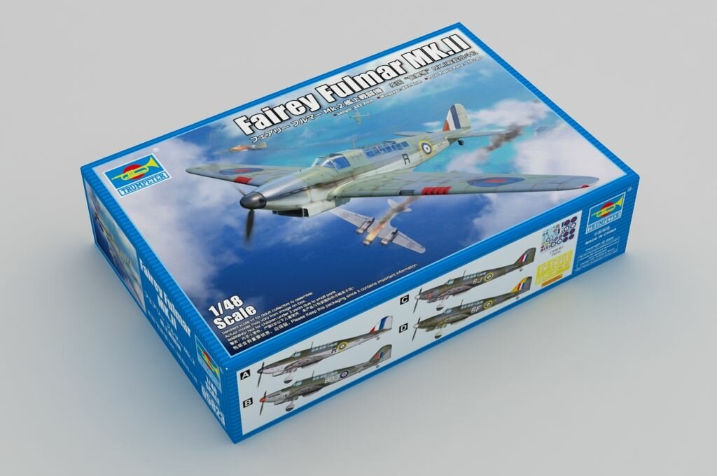 Trumpeter 05823 1/48 Fairey Fulmar MK.II сборная модель самолета