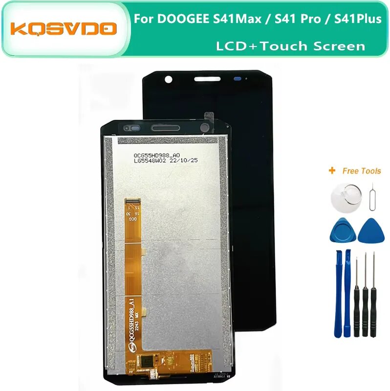 Новинка, оригинальный ЖК-дисплей Doogee S41 S41Pro S41 T S41MAX S41 Plus + аксессуары для S41 MAX
