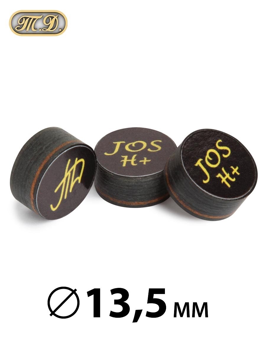 Наклейка для кия Д. Терзяна JOS 13,5мм Hard+, многослойная, 1шт.