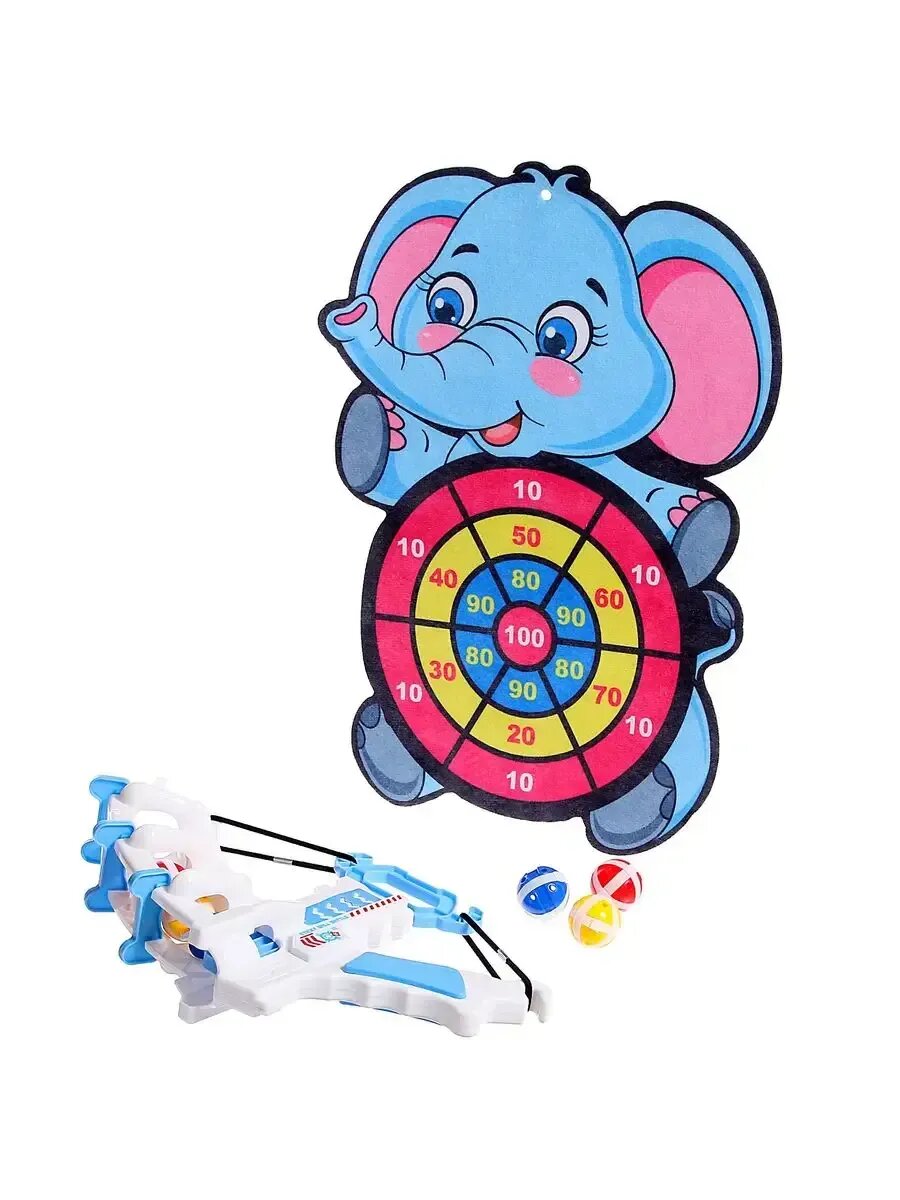 Дартс детский с луком на липучках