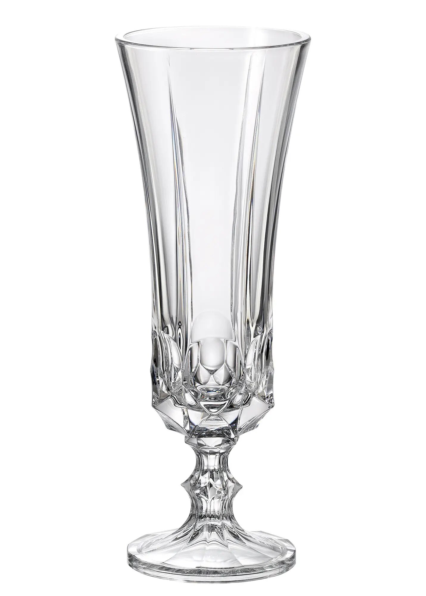 Ваза на ножке "SOHO", 44 см, хрусталь, Crystal Bohemia/ БПХ894