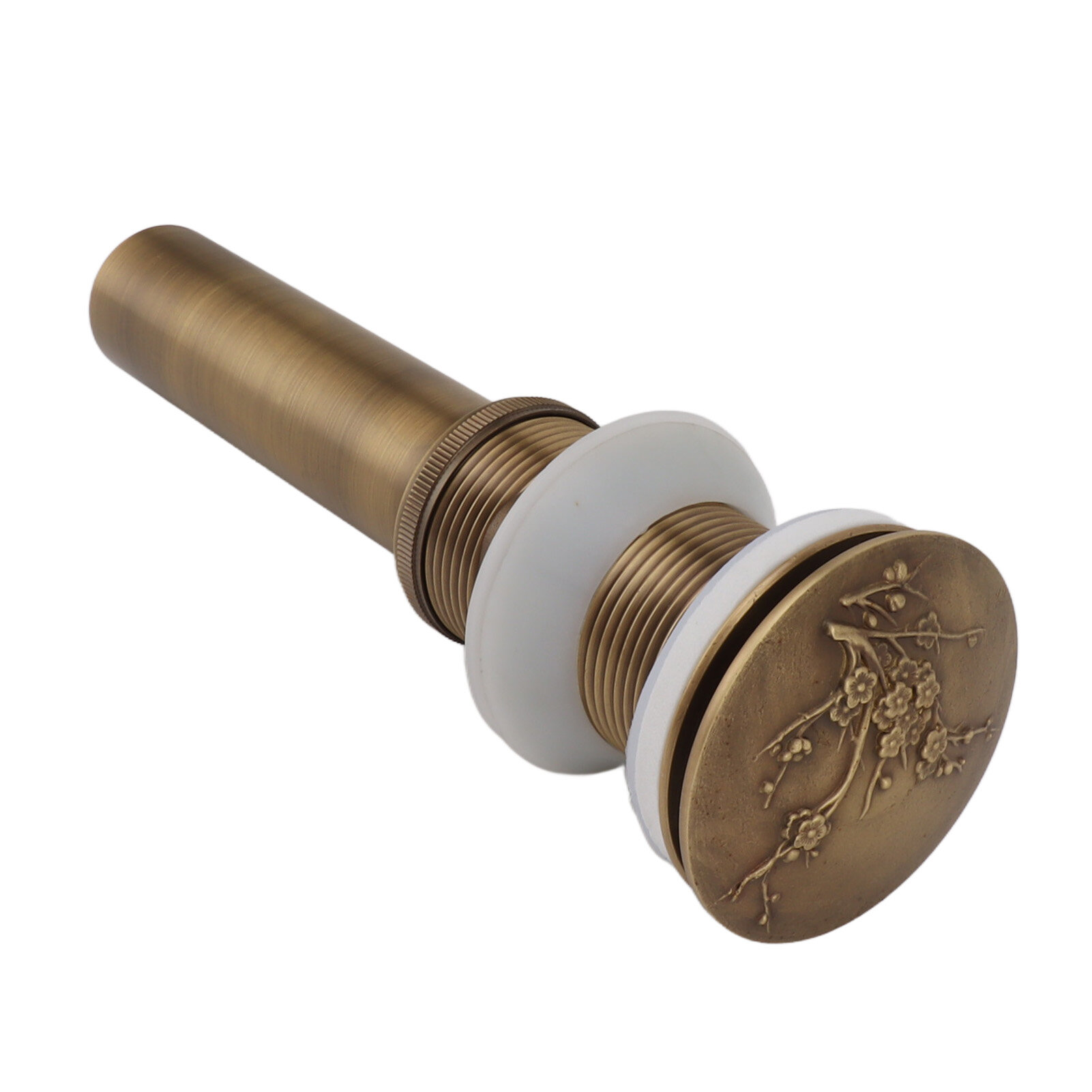 Всплывающий слив для раковины, медная раковина, сливная пробка, винтажный антикоррозийный запчасти для раковины для ванной комнаты, кухни, без перелива