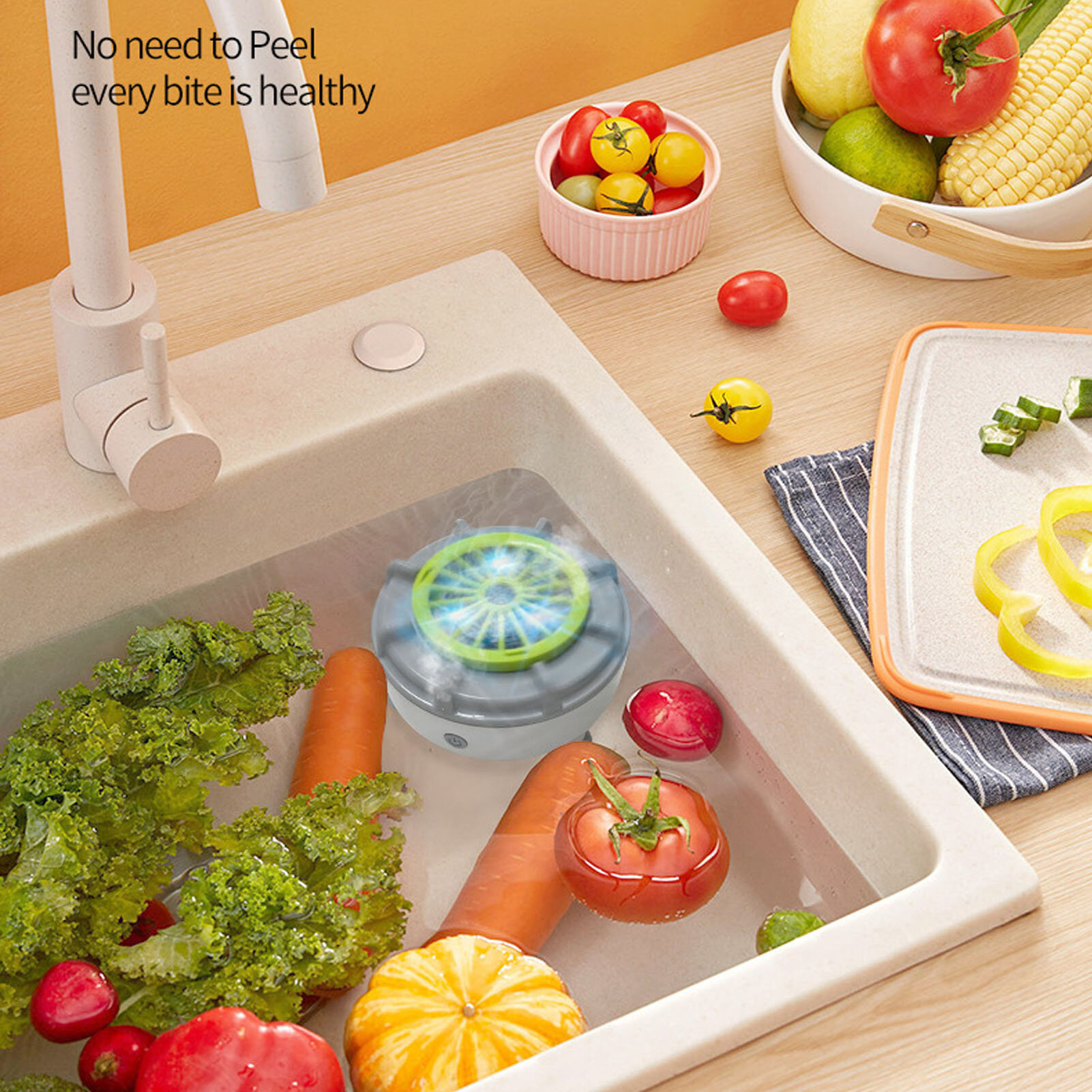 Машина для мытья фруктов, автоматическое USB-разъем, устройство для очистки пищевых продуктов, устройство для очистки овощей, мяса, морепродуктов