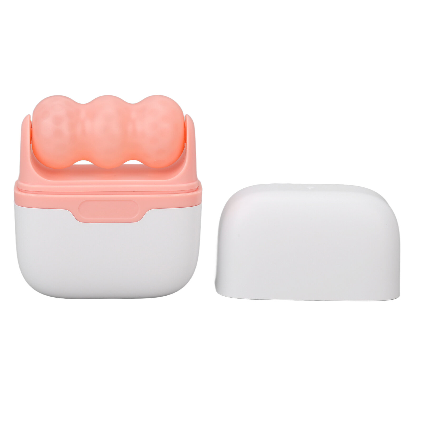 Ледяной валик для лица, снятие усталости, предотвращение морщин, уменьшение пор, массаж глаз, двойная головка, розовый валик для лица