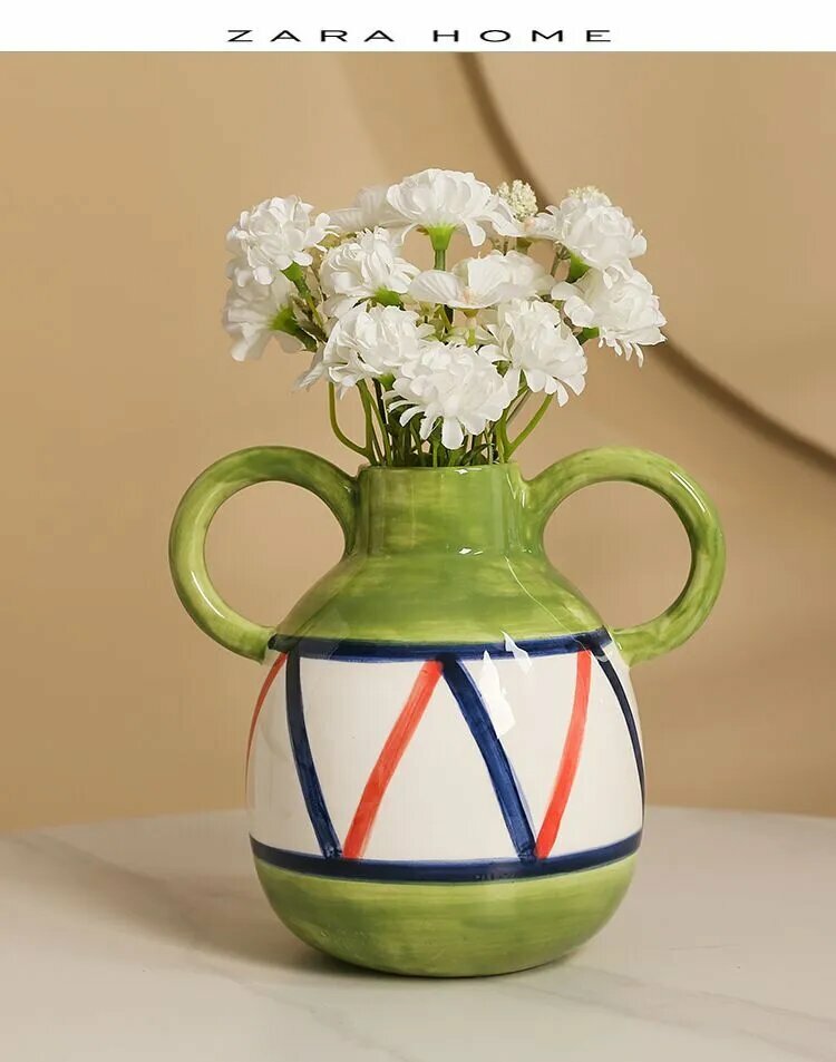 Ваза, 17,5 см, керамическая, 1 штука