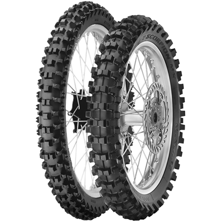 Летние мотошины Pirelli Scorpion XC Mid Soft 110/100 D18 64M TT Rear NHS