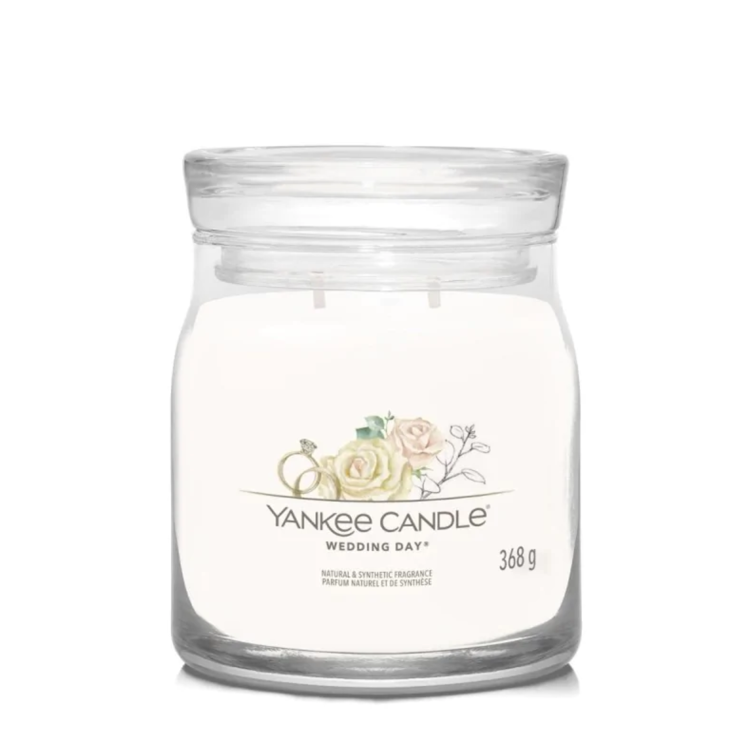Ароматическая свеча Yankee Candle SIGNATURE "День свадьбы/WEDDING DAY", средняя