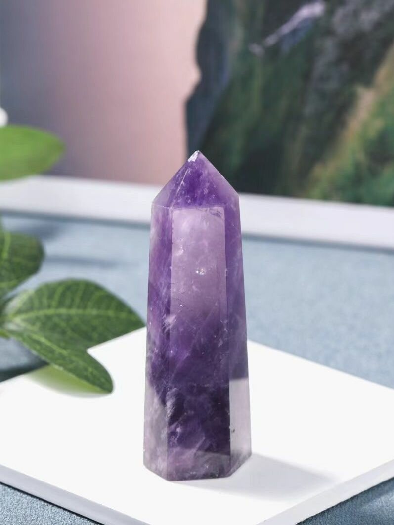 Натуральный аметист друза 4-6 см фиолетовый кристалл для медитации и энергии, целительный