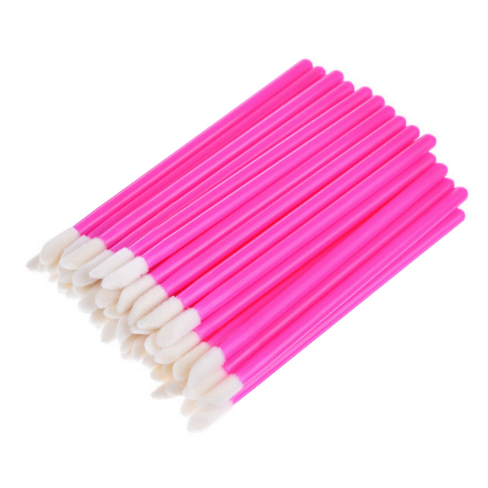 50 шт. одноразовых аппликаторов для губ, кисти для макияжа, палочки для помады и блеска, набор косметических инструментов