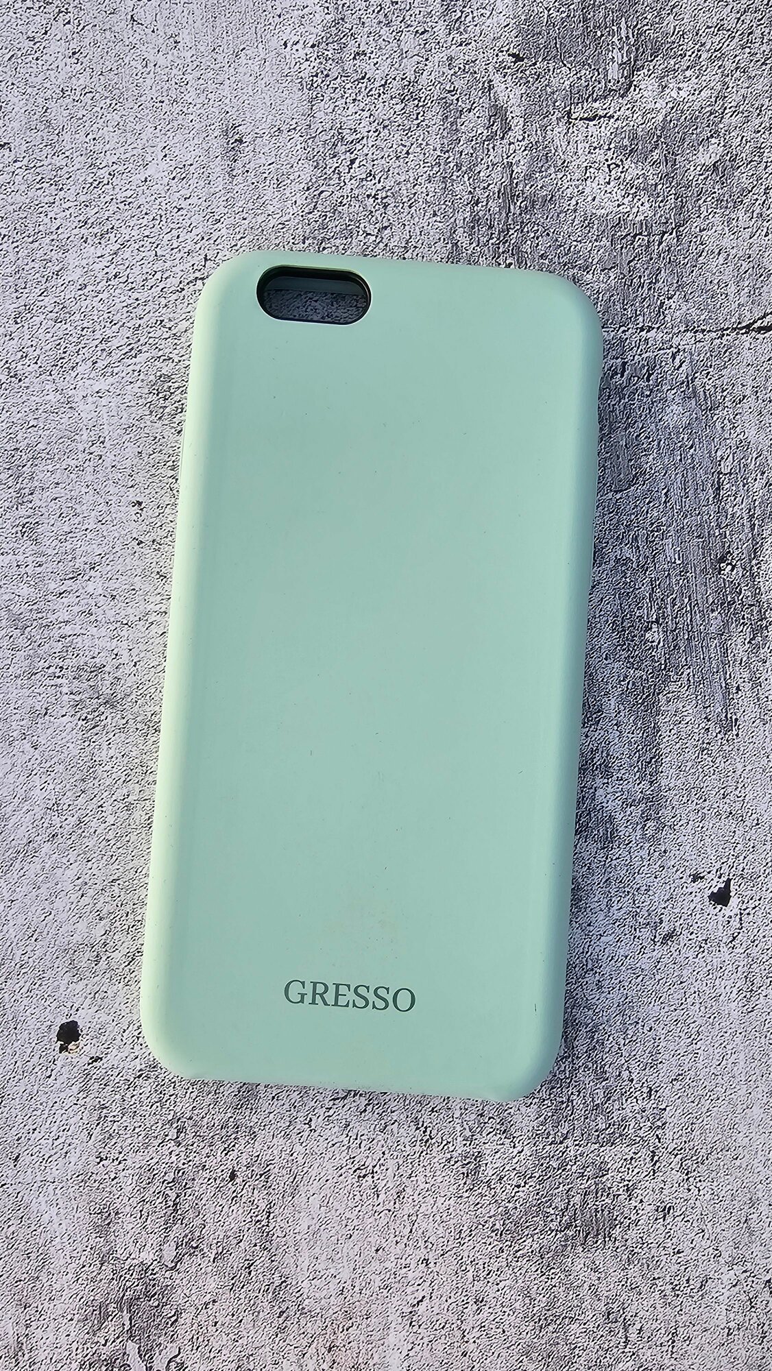 Накладка, iPhone 6/6S ментол
