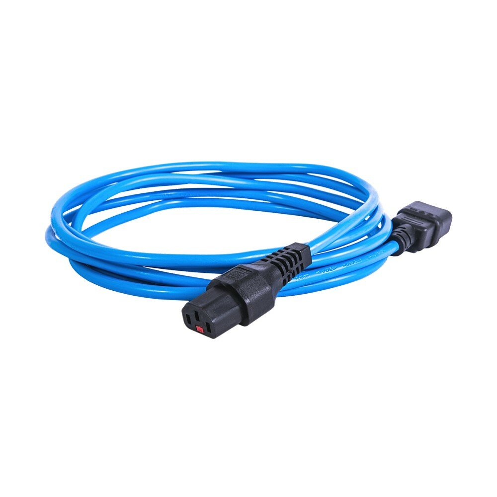 ЦМО Аксессуар REM Шнур питания с фиксатором IEC 60320 C13 IEC 60320 C14, 10 А 250 В 3 1,0 , длина 3 м, синий R-10-Cord-C13-C14-3-Blue