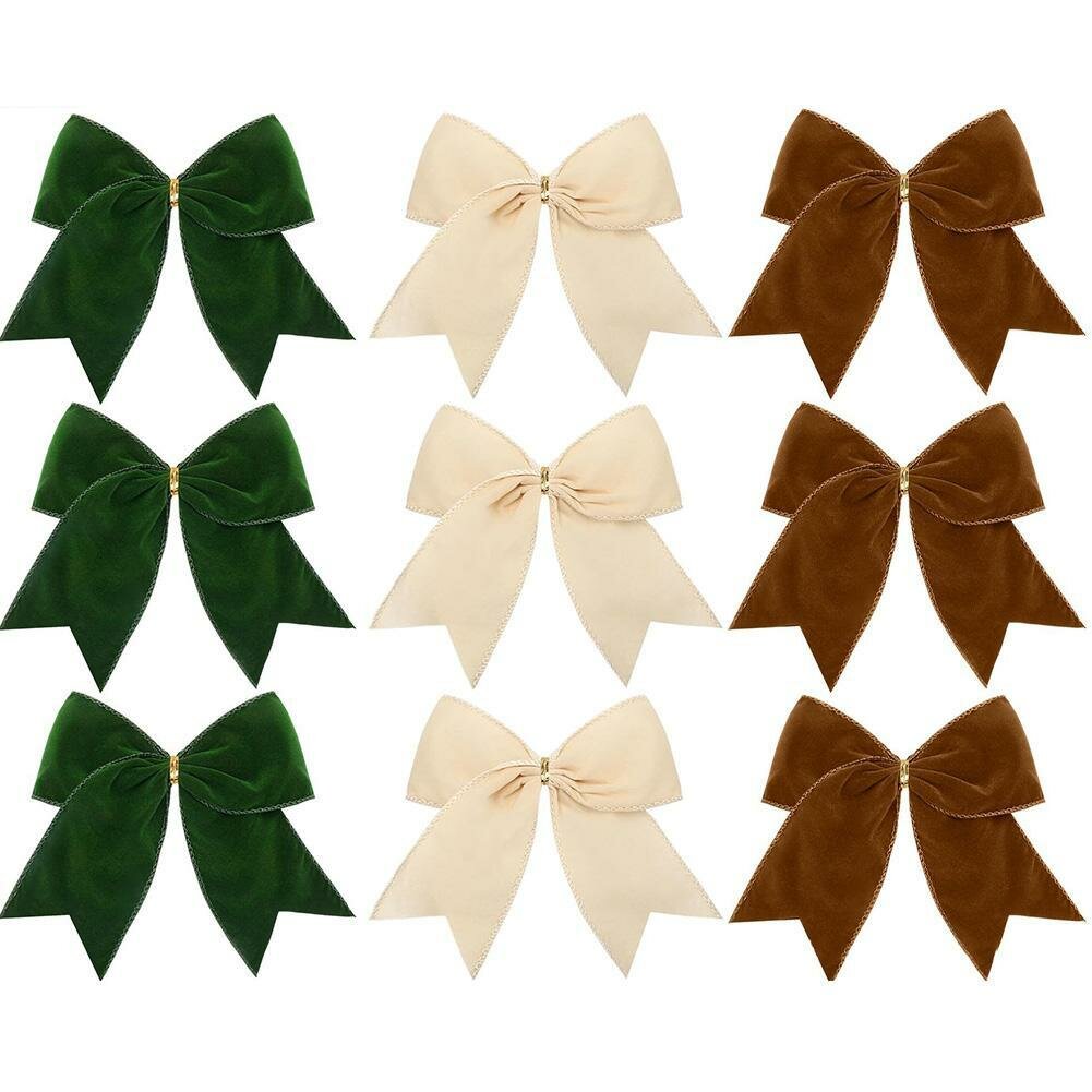 Украшение на елку "Большая бархатная бабочка"