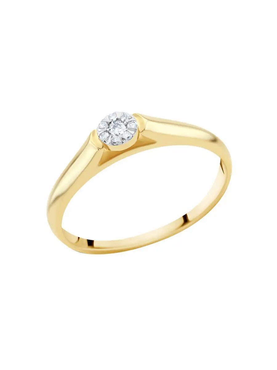 Кольцо, красное золото, 585 проба