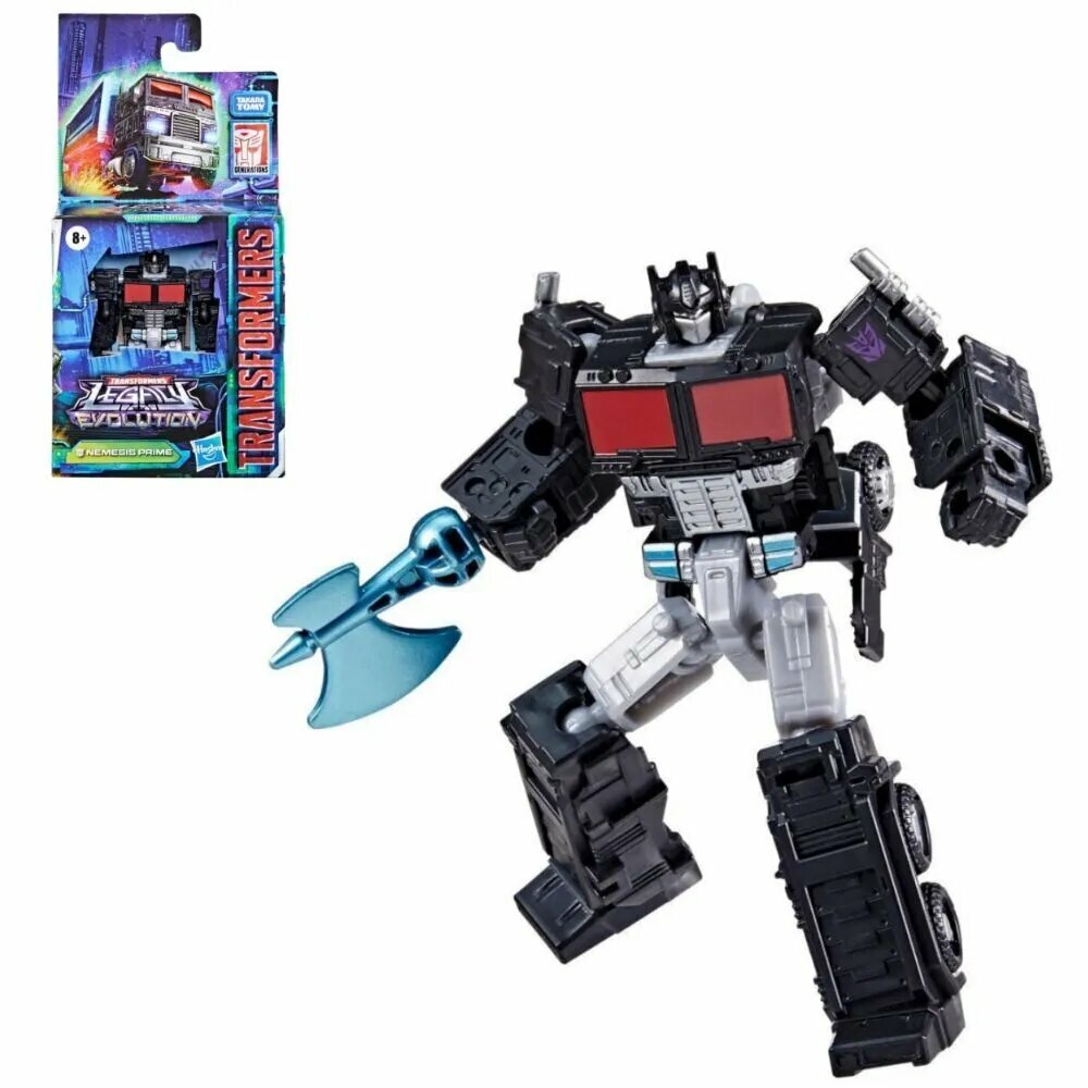 Игрушка Hasbro Трансформеры Legacy Evolution Core Nemesis Prime Трансформирующая фигурка (3,5 дюйма) F7180