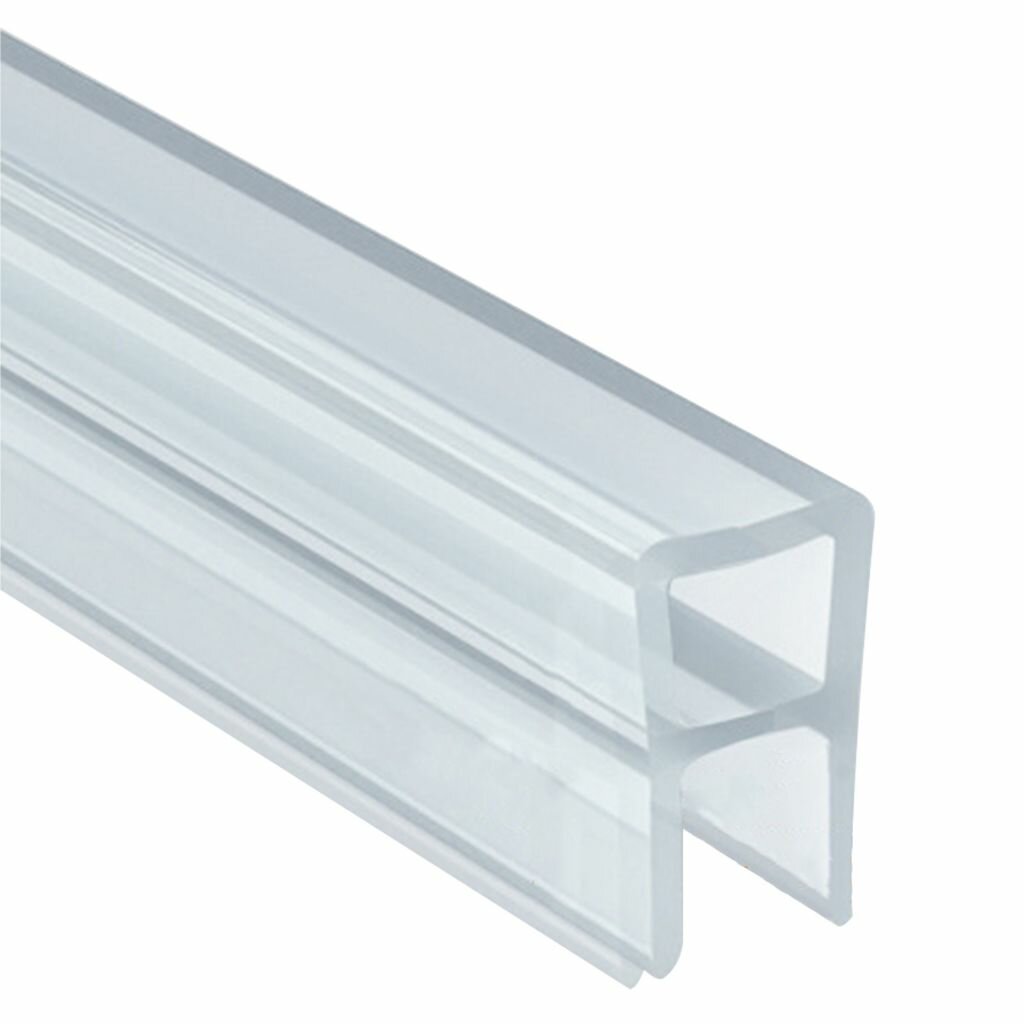 U-образная стеклянная дверь ванной комнаты с водонепроницаемой уплотнительной лентой-6 мм