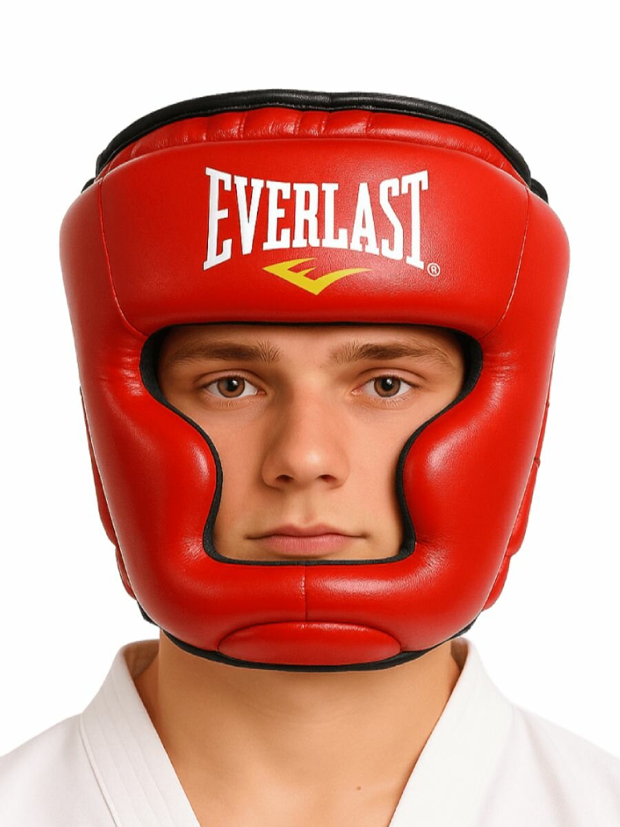 Шлем для бокса и ММА Everlast натуральная кожа